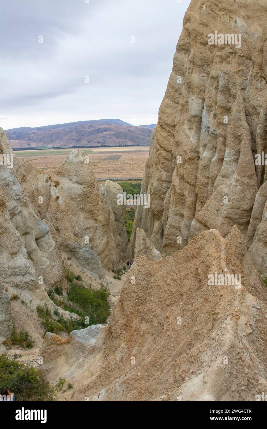 The Clay Cliffs are a stark sight - tall pinnacles separated by narrow ...