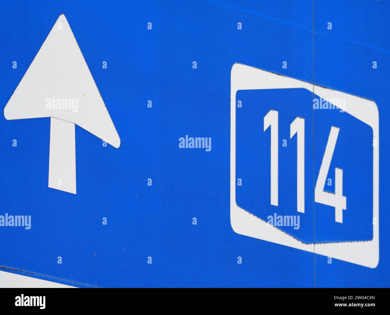 02 February 2024, Berlin: A sign on the side of the road on the ...