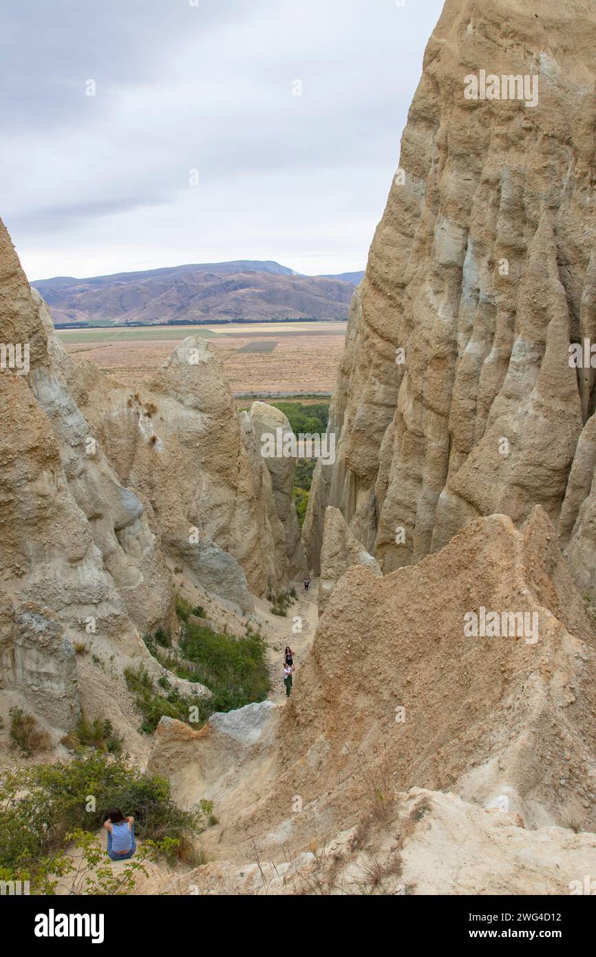The Clay Cliffs are a stark sight - tall pinnacles separated by narrow ...