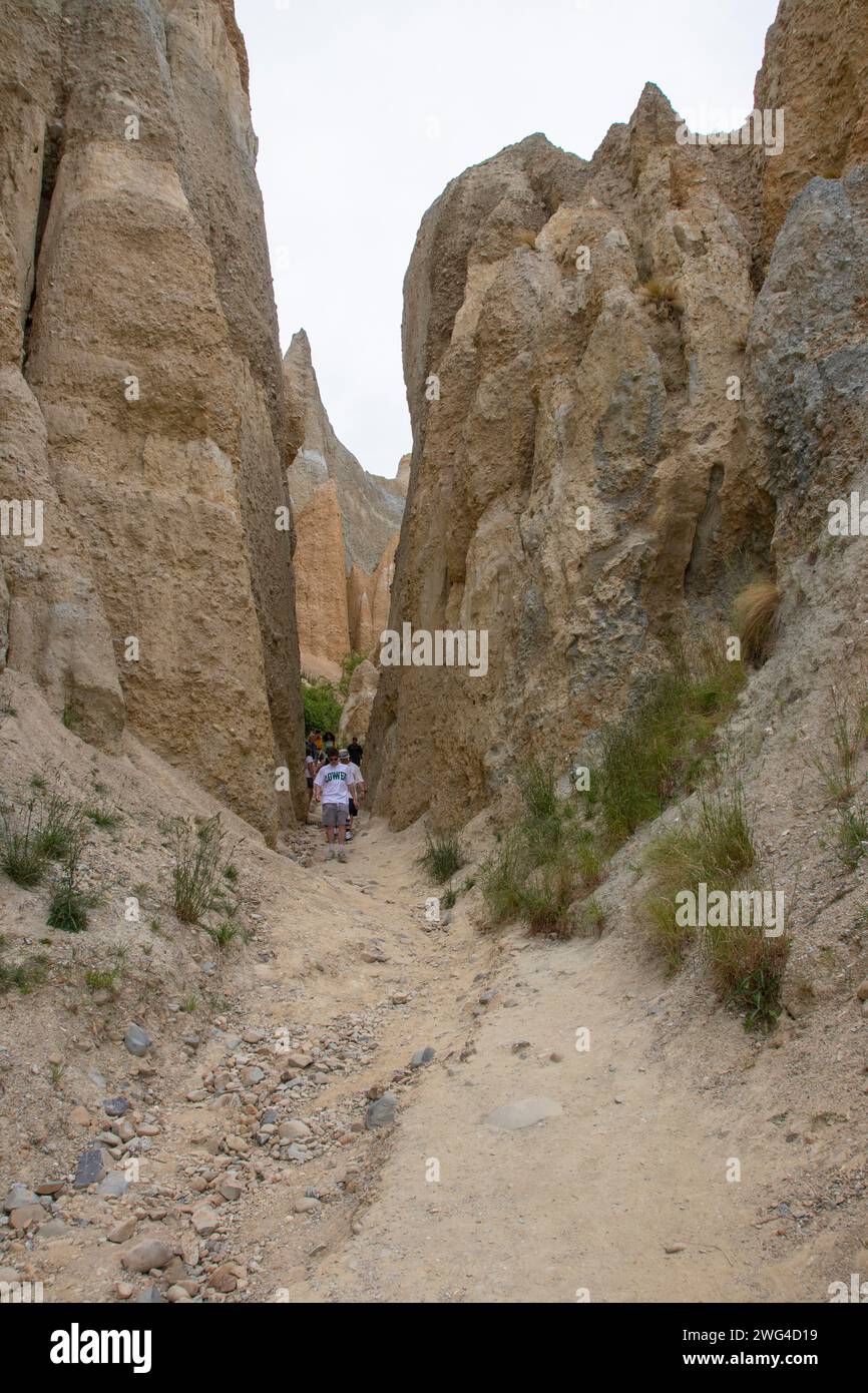 The Clay Cliffs are a stark sight - tall pinnacles separated by narrow ...