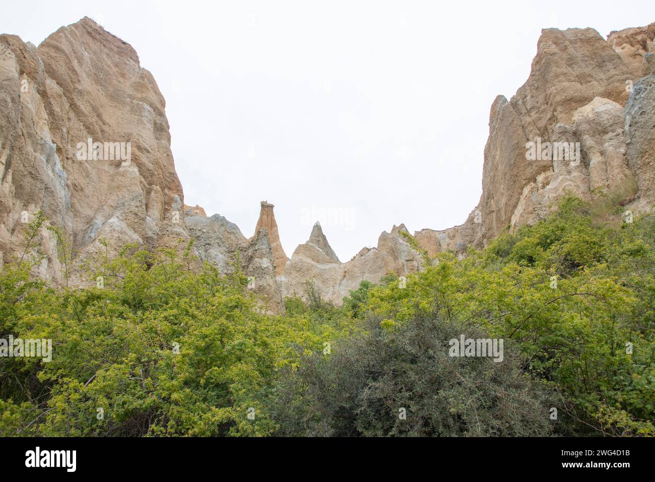 The Clay Cliffs are a stark sight - tall pinnacles separated by narrow ...