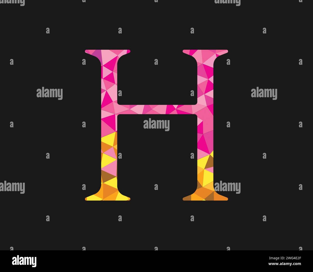 H vector vectors hi-res stock photography and images - Alamy