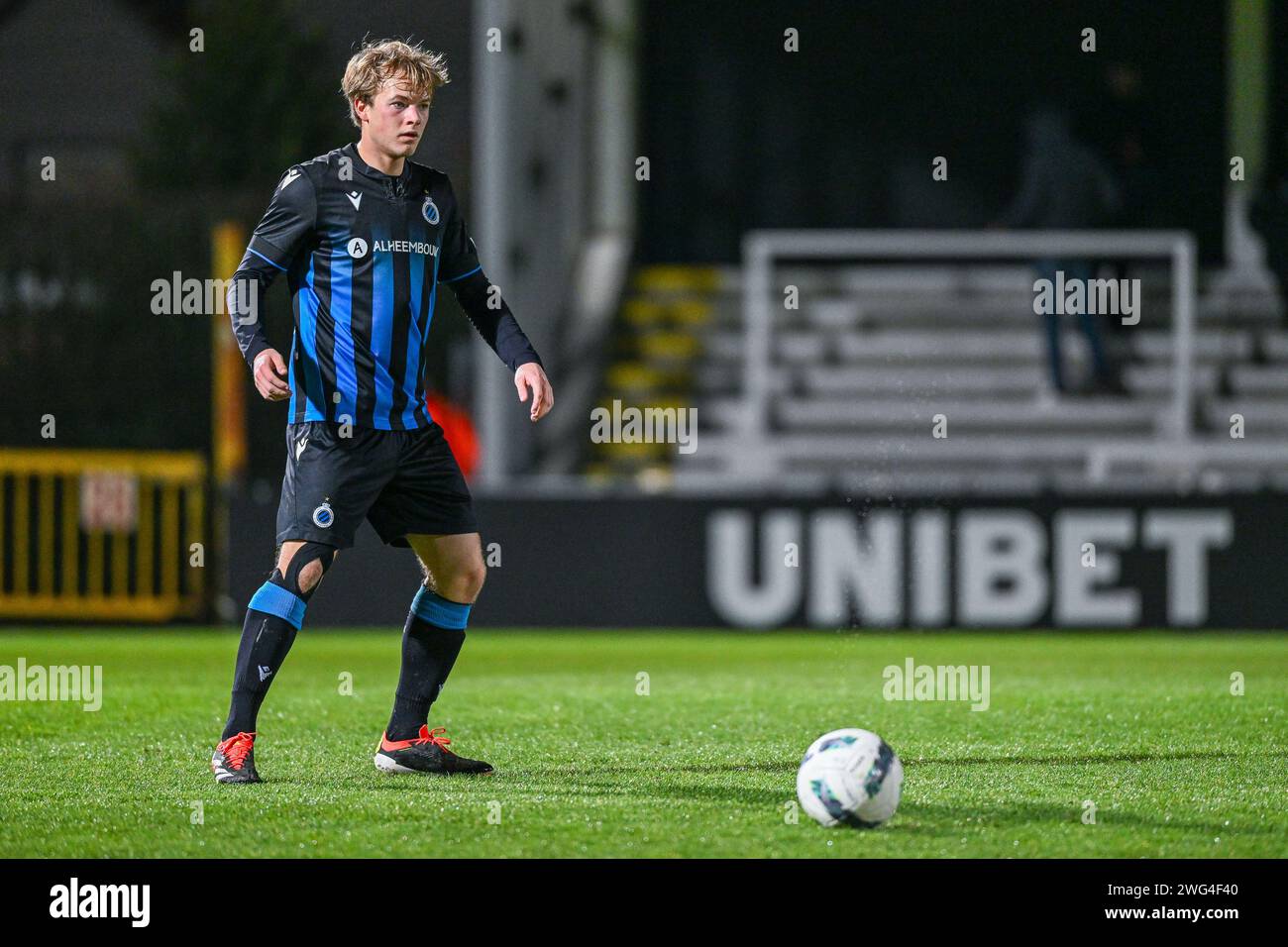Liam De Smet (6) of Club NXT pictured during a soccer game between Club ...