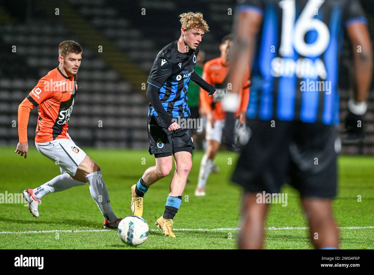 Joaquin Seys (5) of Club NXT pictured during a soccer game between Club ...
