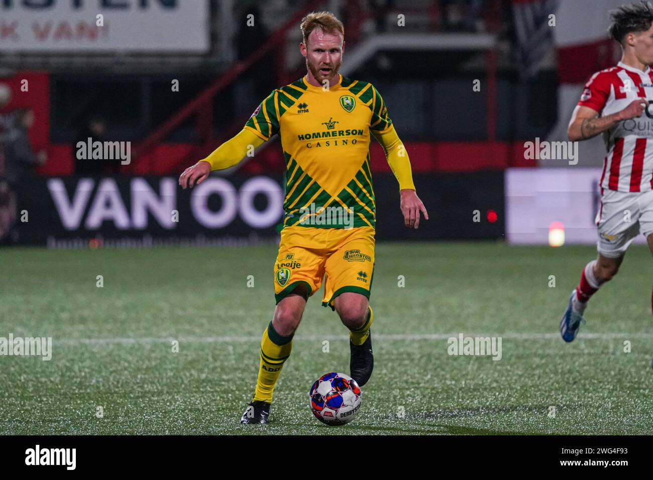 OSS, NETHERLANDS - FEBRUARY 2: Jort van der Sande of ADO Den Haag ...