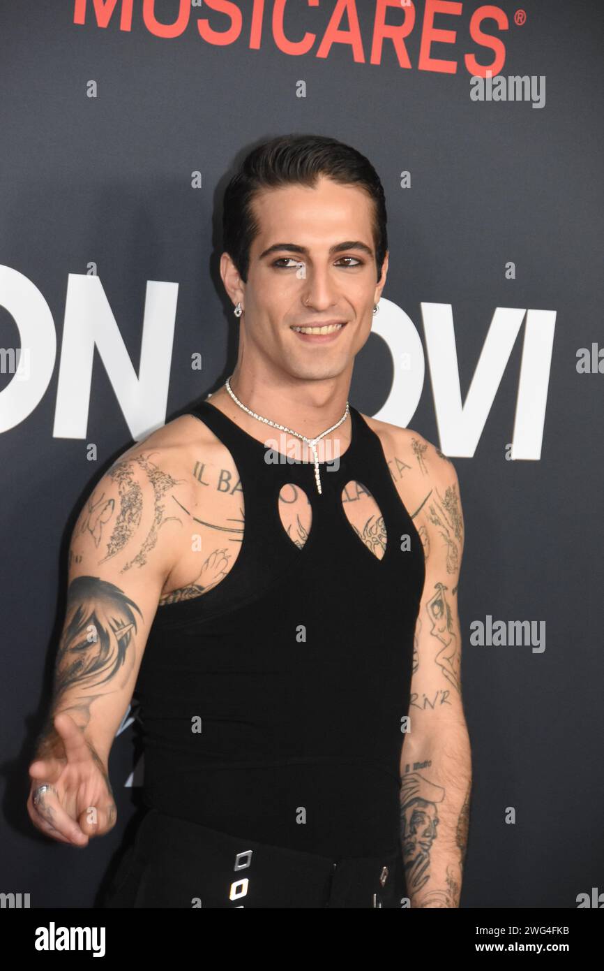Los Angeles, California, USA 2nd February 2024 Singer/musician Domiano ...