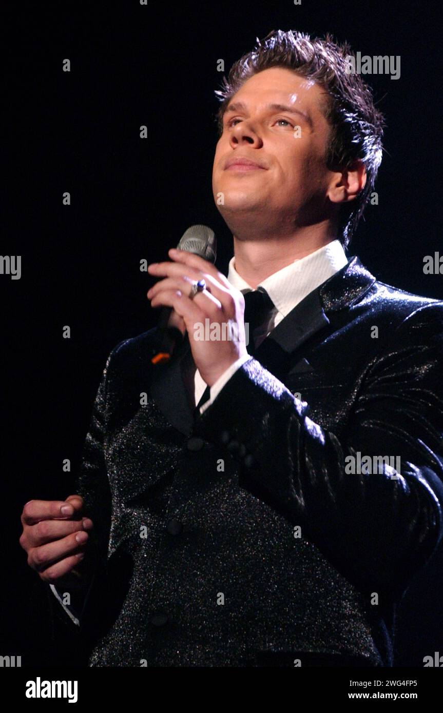 Milan Italy 2004-05-14 :David Miller, singer of the musical group Il ...