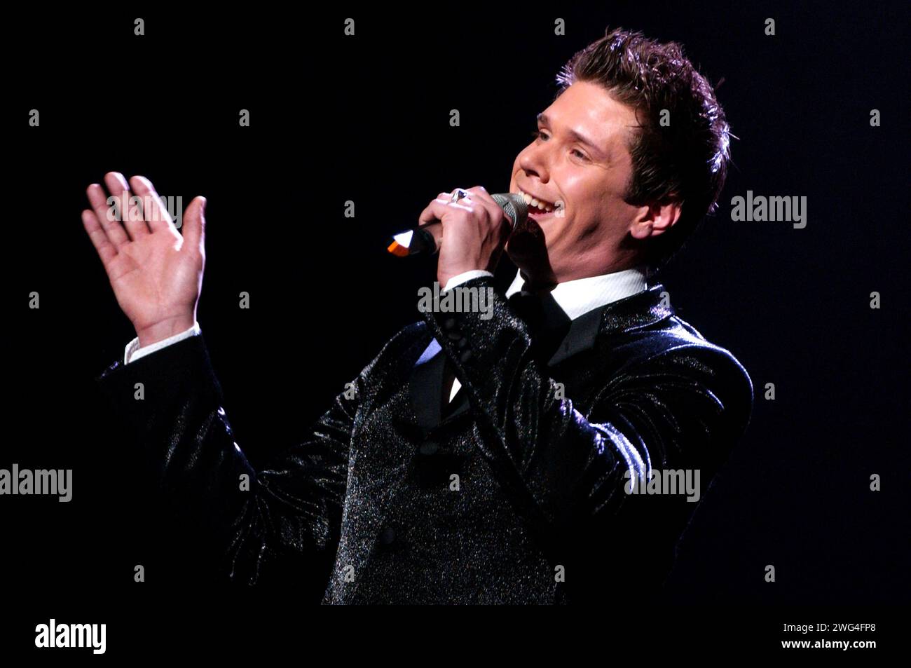 Milan Italy 2004-05-14 :David Miller, singer of the musical group Il ...