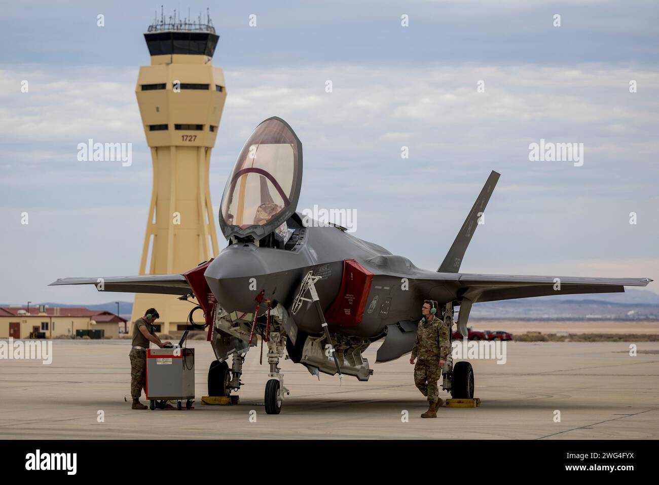 An F-35A at Bamboo Eagle exercise at Edwards Air Force Base, CA., Jan ...