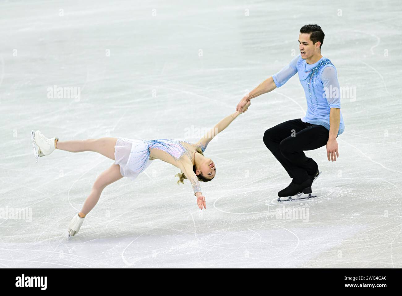 Shanghai, China. 03rd Feb, 2024. Chelsea LIU & Balazs NAGY (USA ...