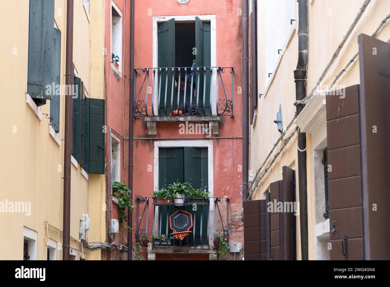 San Polo sestiere in historic centre of Venice, Veneto, Italy ...
