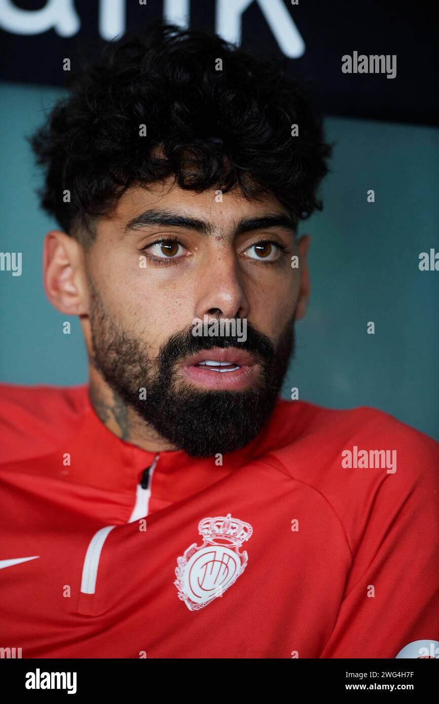 Samu Costa of RCD Mallorca looks on during the LaLiga EA Sports match ...
