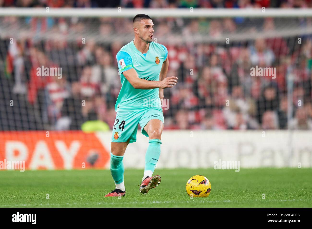 Martin Valjent of RCD Mallorca in action during the LaLiga EA Sports ...