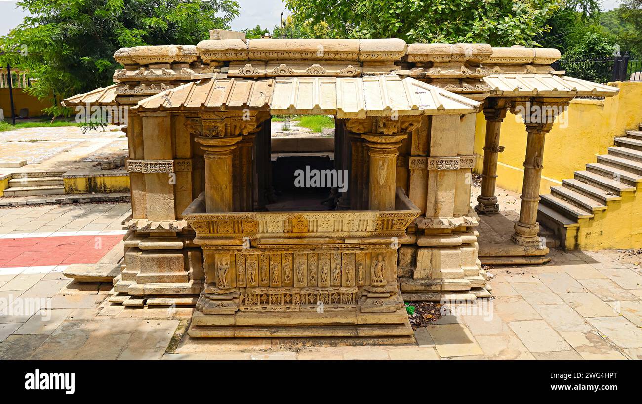 Entrance of Ambika Mata Temple, Jagat, Udaipur, Rajasthan, India Stock ...