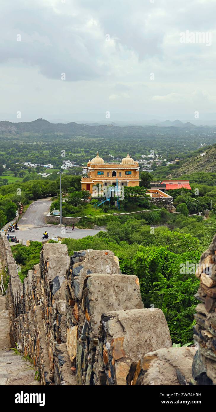 INDIA, RAJASTHAN, RAJASAMAND, August 2023, Fortress and Ruthi Rani ...
