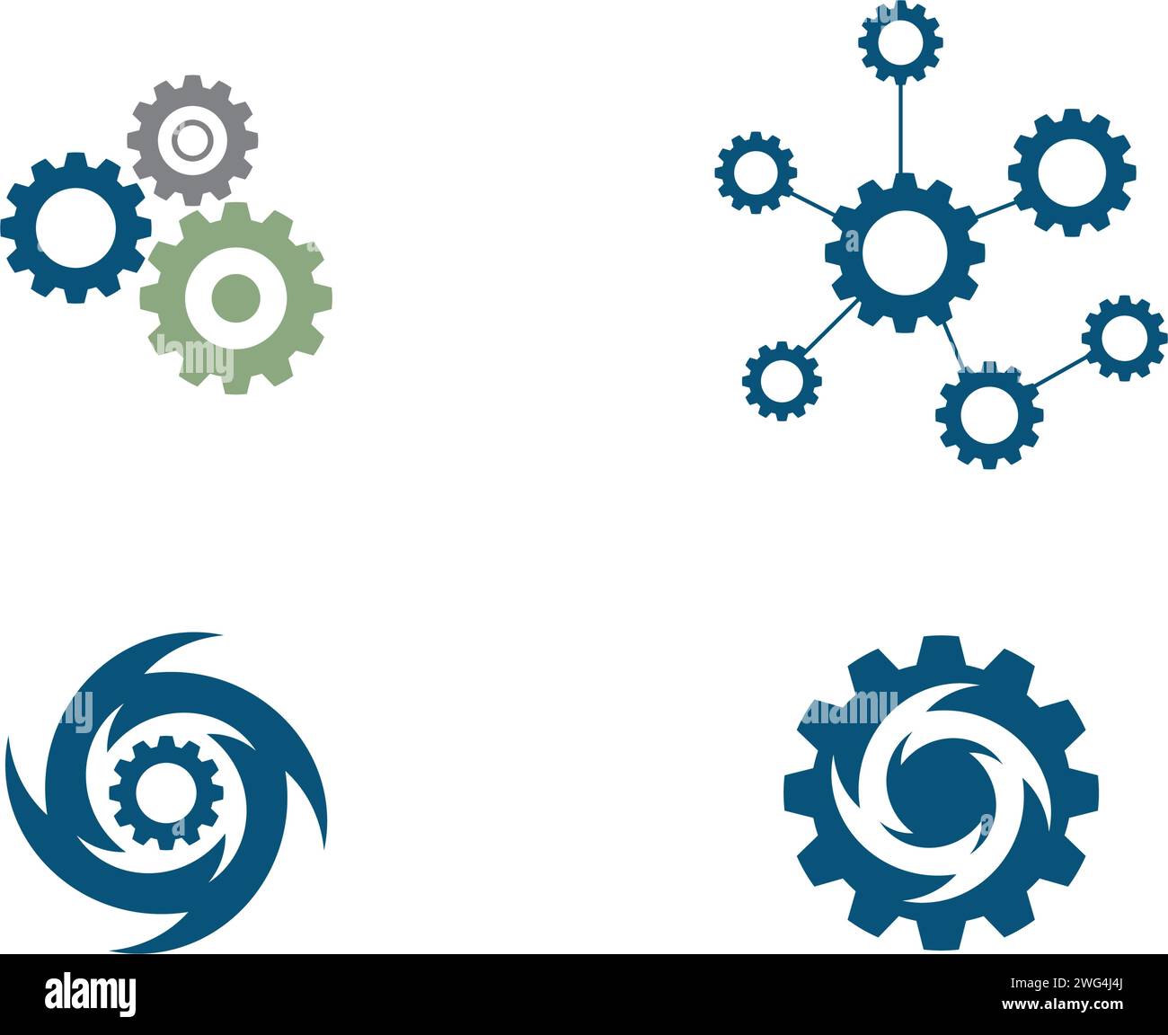 Gear Machine Template vector icon illustration design Stock Vector ...