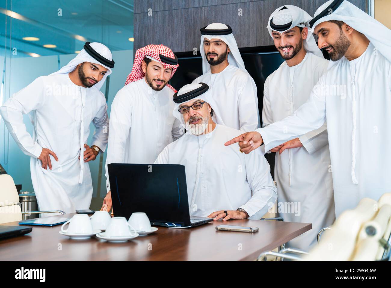 Group portrait muslim businessmen hi-res stock photography and images ...