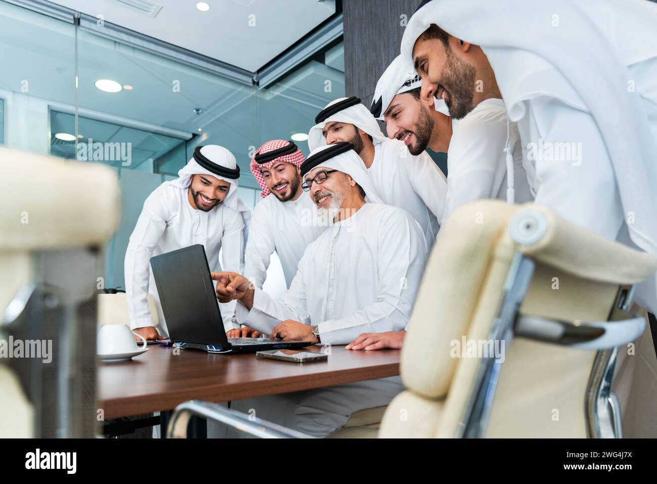Group portrait muslim businessmen hi-res stock photography and images ...
