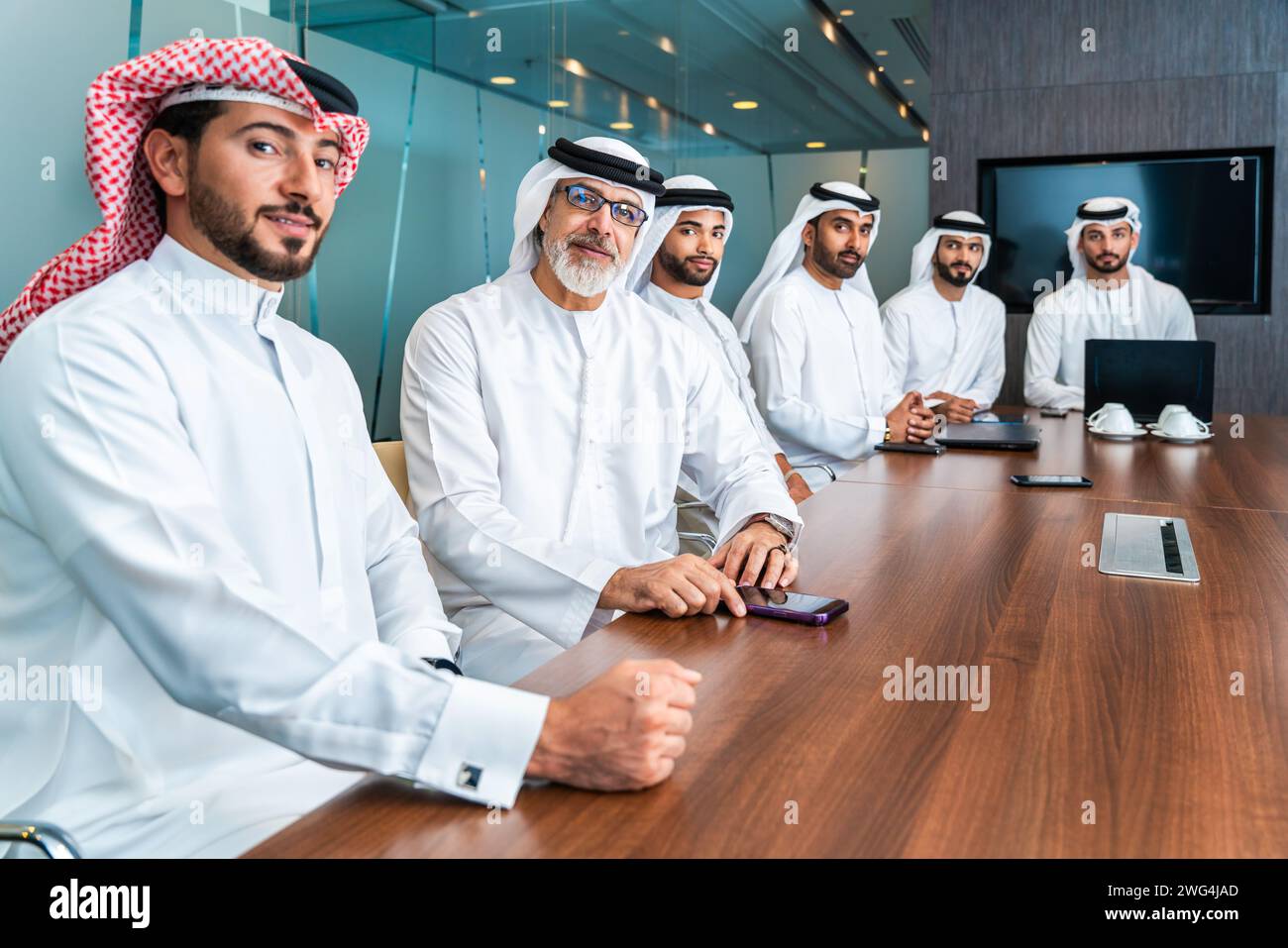 Group portrait muslim businessmen hi-res stock photography and images ...