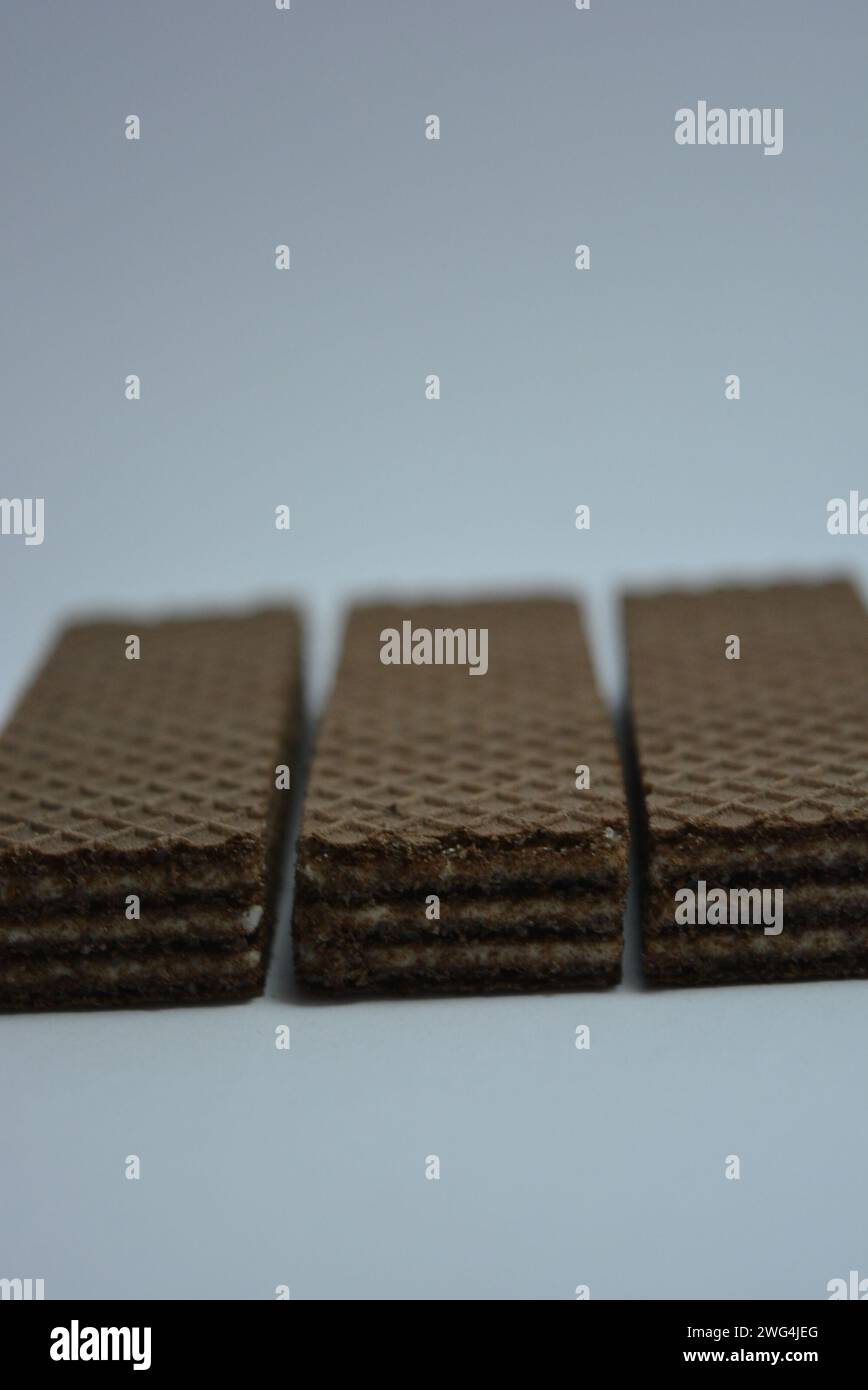One piece chocolate waffle hi-res stock photography and images - Alamy