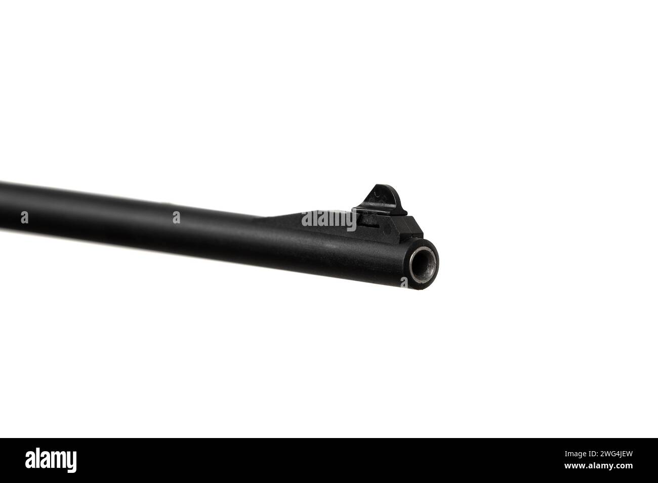 Small-bore bolt rifle in a plastic stock of .22lr. Small rifled weapon ...