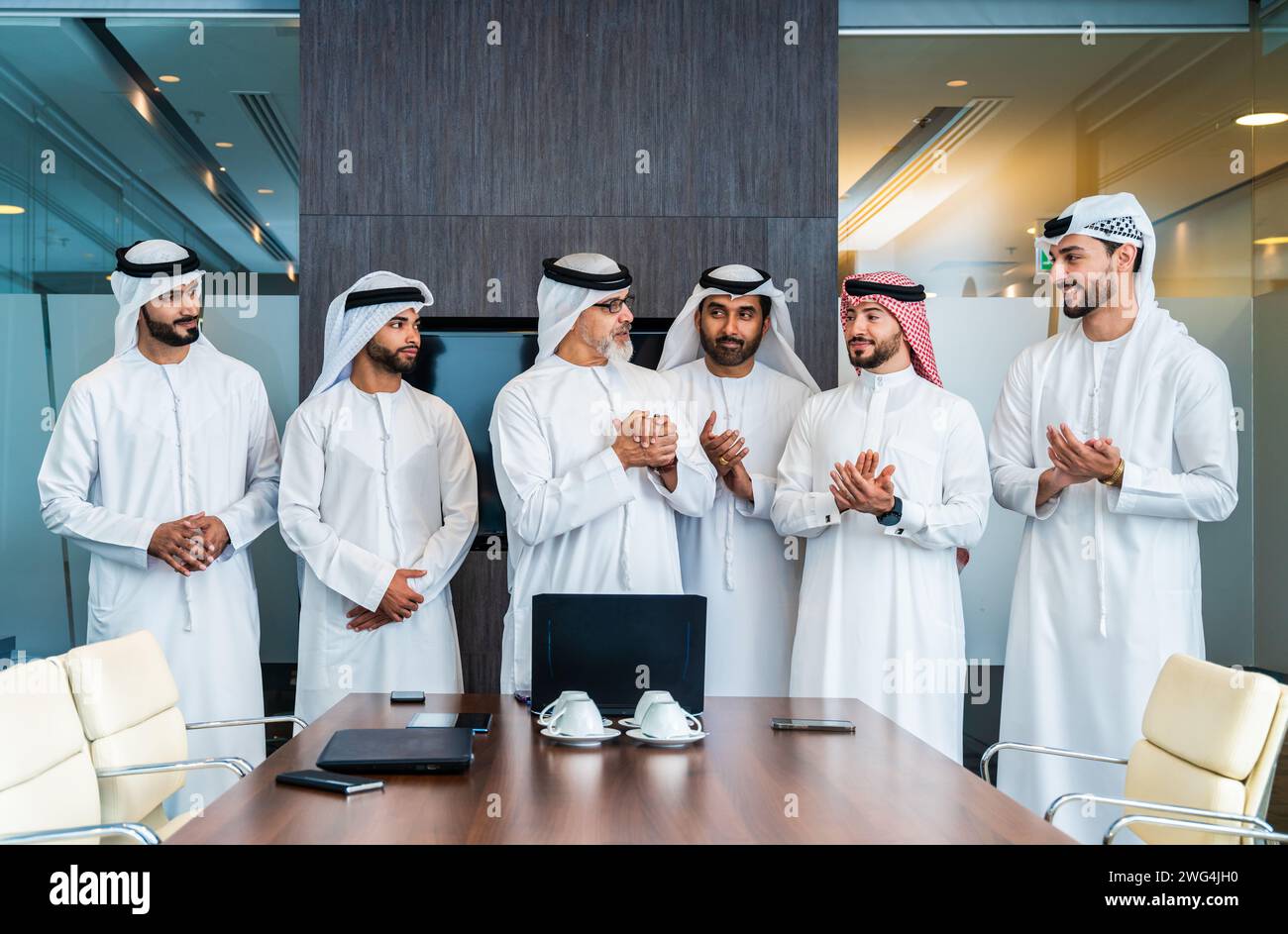 Group portrait muslim businessmen hi-res stock photography and images ...