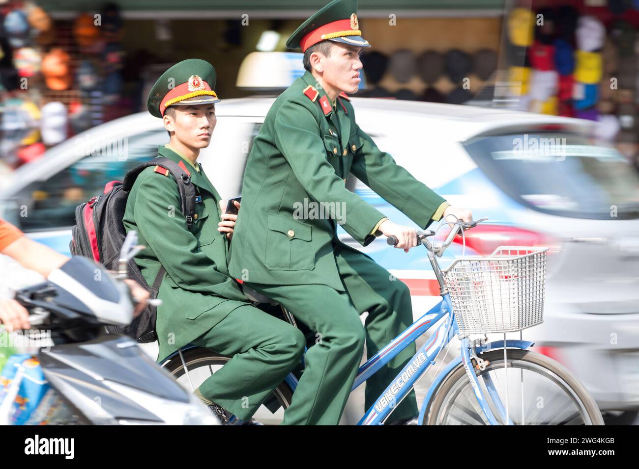 Vietnam, Hanoi, Vietnamese police Stock Photo - Alamy