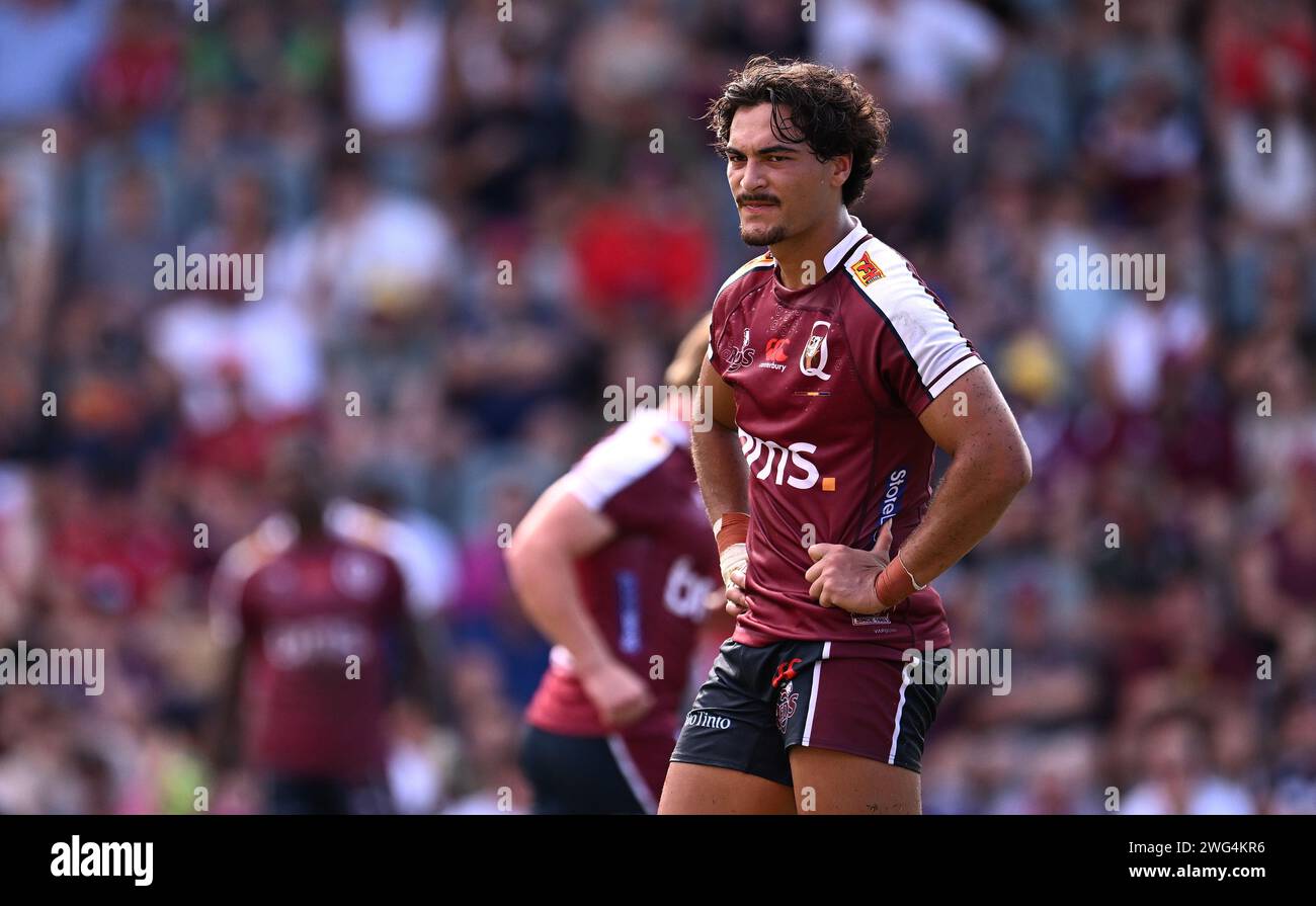 Jordan Petaia of the Reds during the Super Rugby Pacific trial between ...