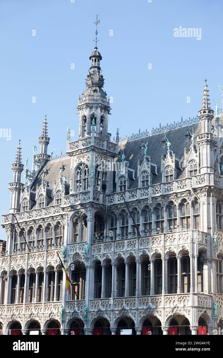 Belgium, Brussels, Guildhall City Hall in Capital City of Brussels ...