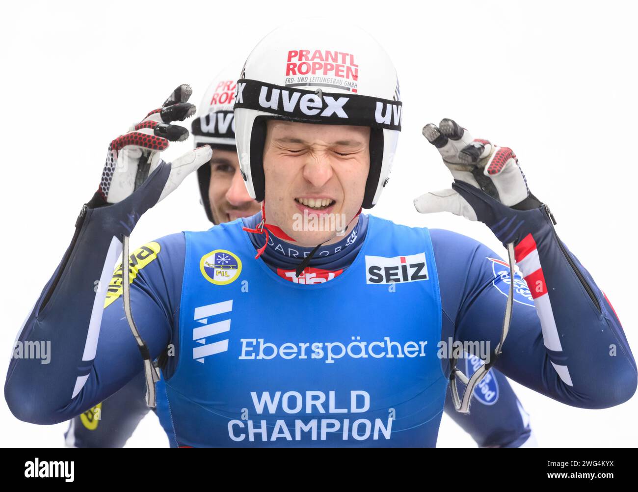 Altenberg, Germany. 03rd Feb, 2024. Luge: World Cup, doubles, men, 2nd ...