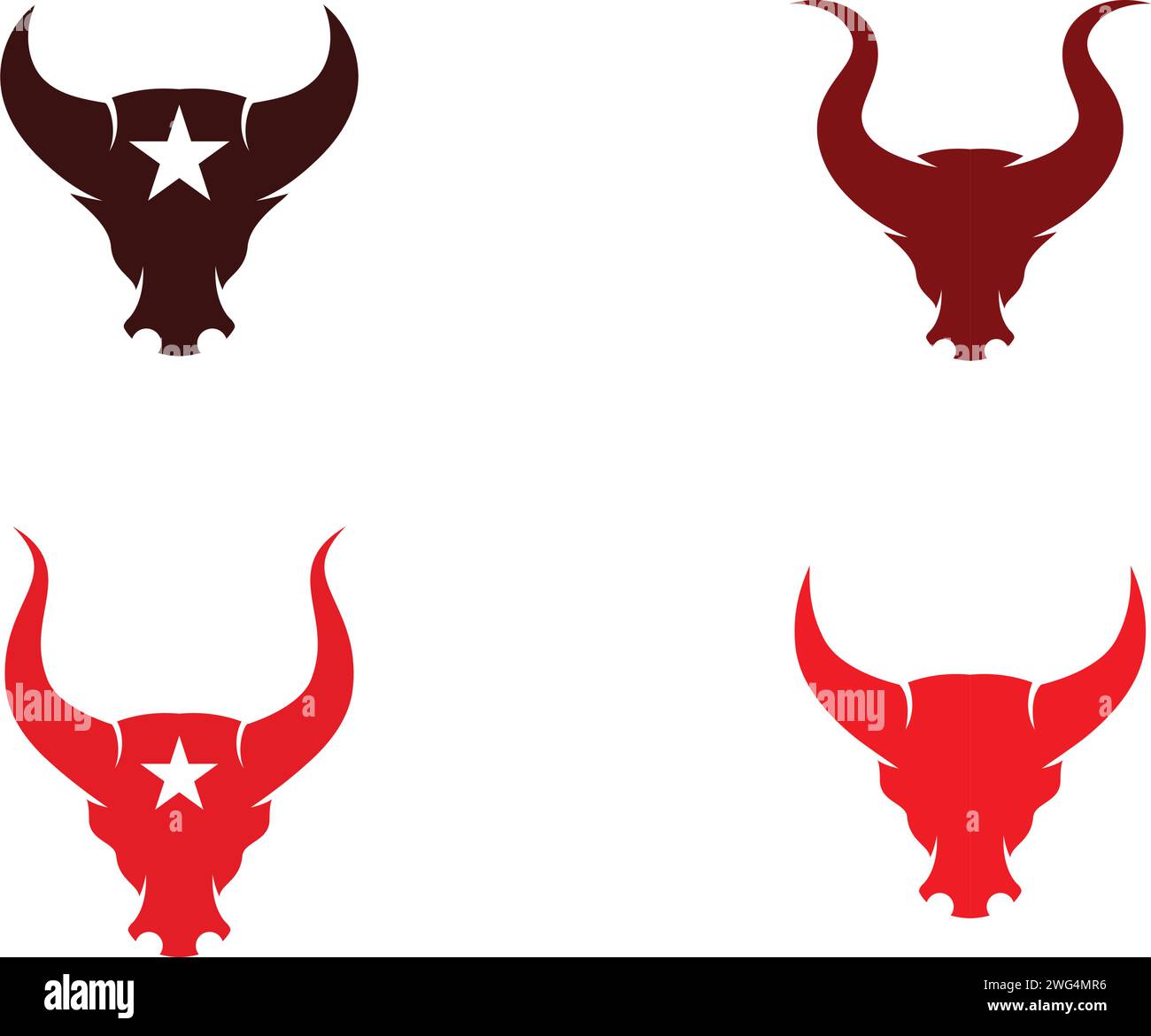 Taurus Logo Template vector icon illustration design Stock Vector Image ...