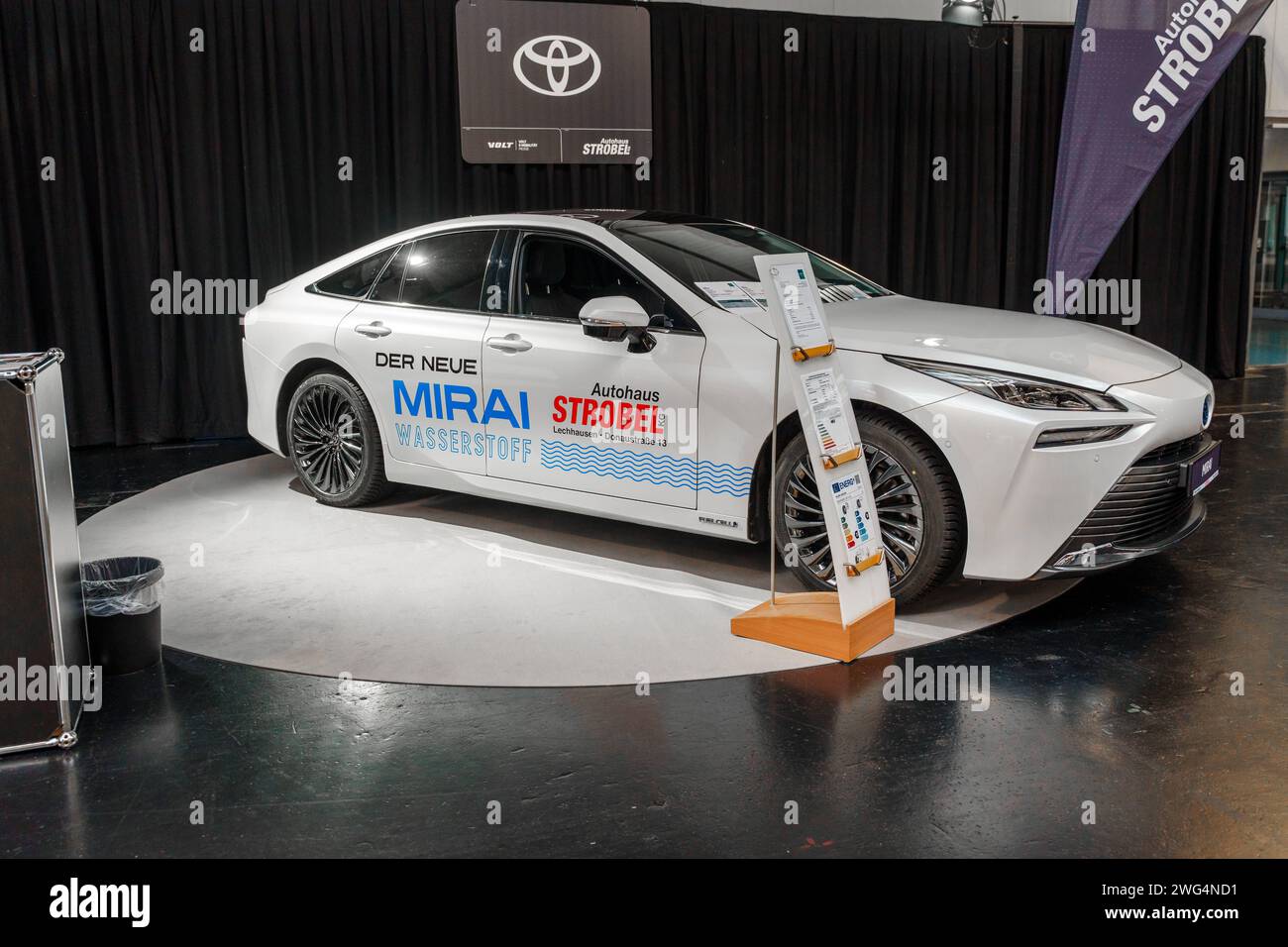 Augsburg, Bavaria, Germany - February 2, 2024: Toyota Mirai FCEV ...