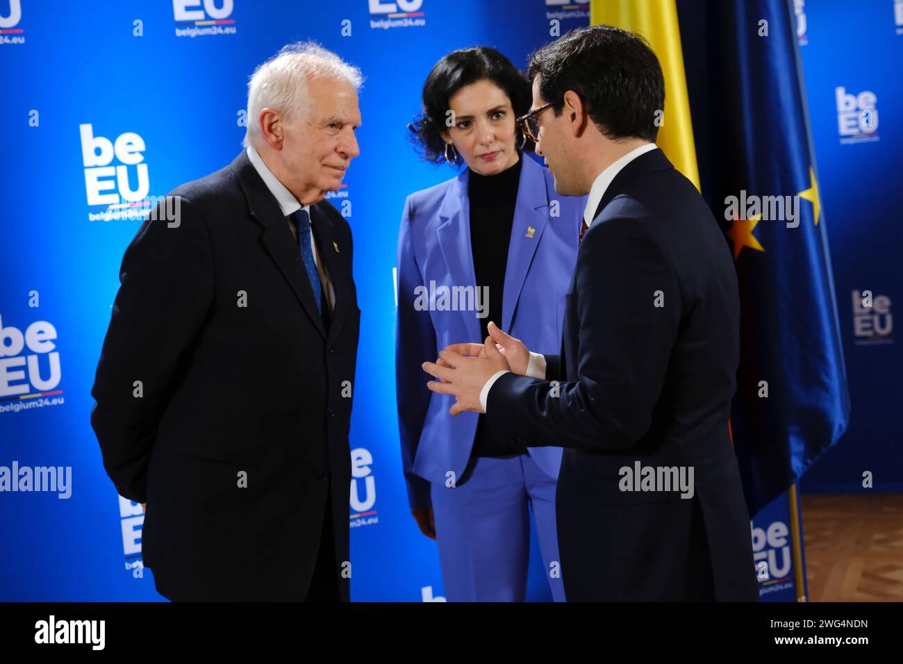 HRVP Josep Borrell and Foreign Minister Hadja LAHBIB welcomes Stephane ...