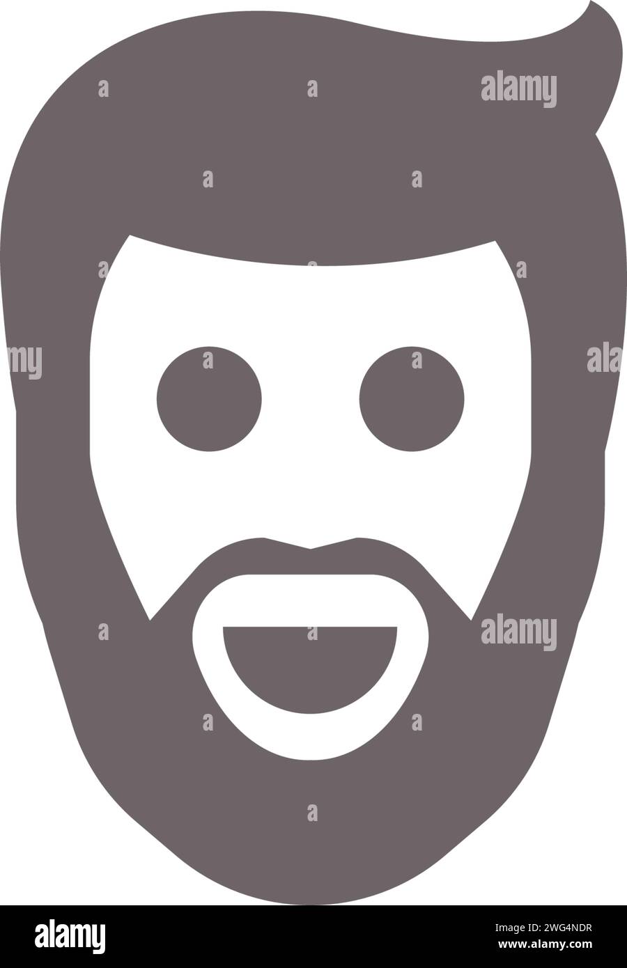 avatar icons Vector illustration of flat design people characters Stock ...