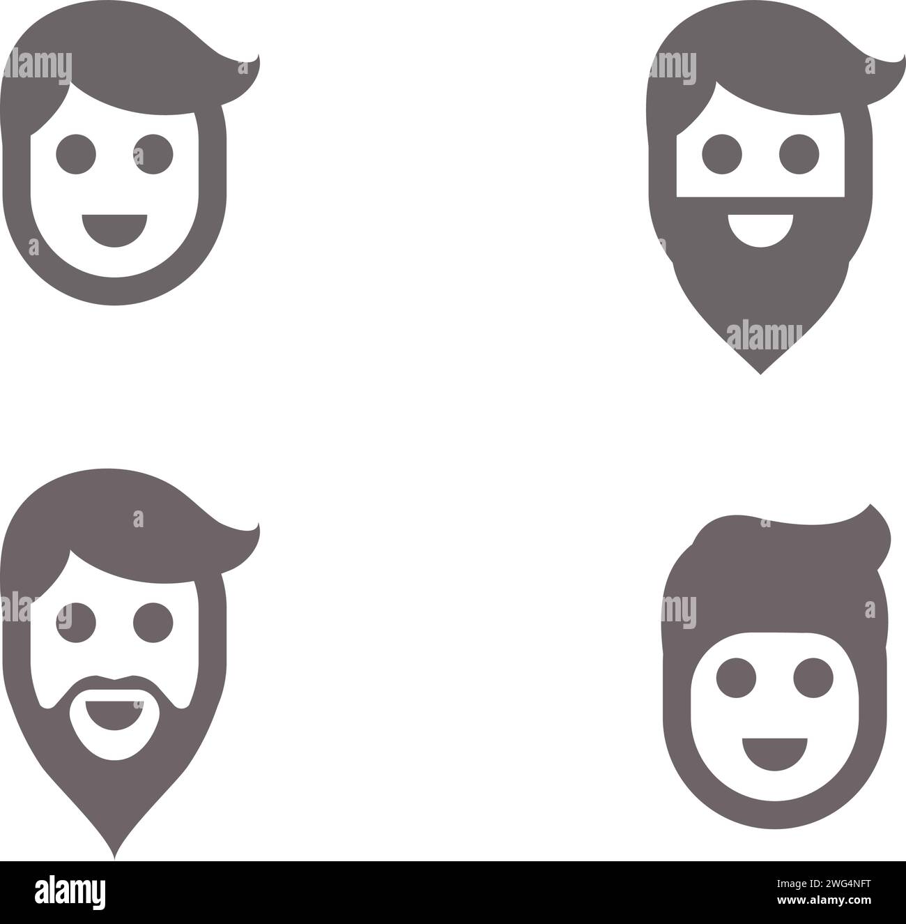 Avatar model vector vectors hi-res stock photography and images - Alamy