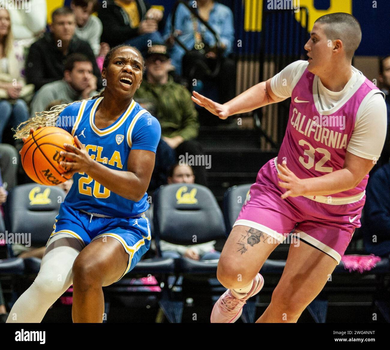 February 02 2024 Berkeley, CA U.S.A. UCLA guard Charisma Osborne (20 ...