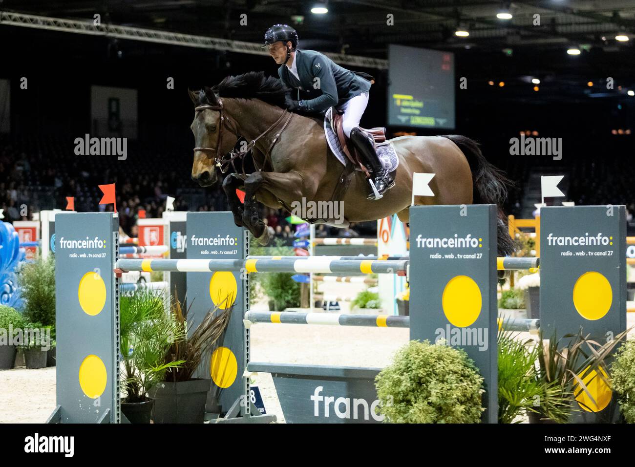 Bordeaux, France - February 2, 2024. Julien Epaillard from France ...