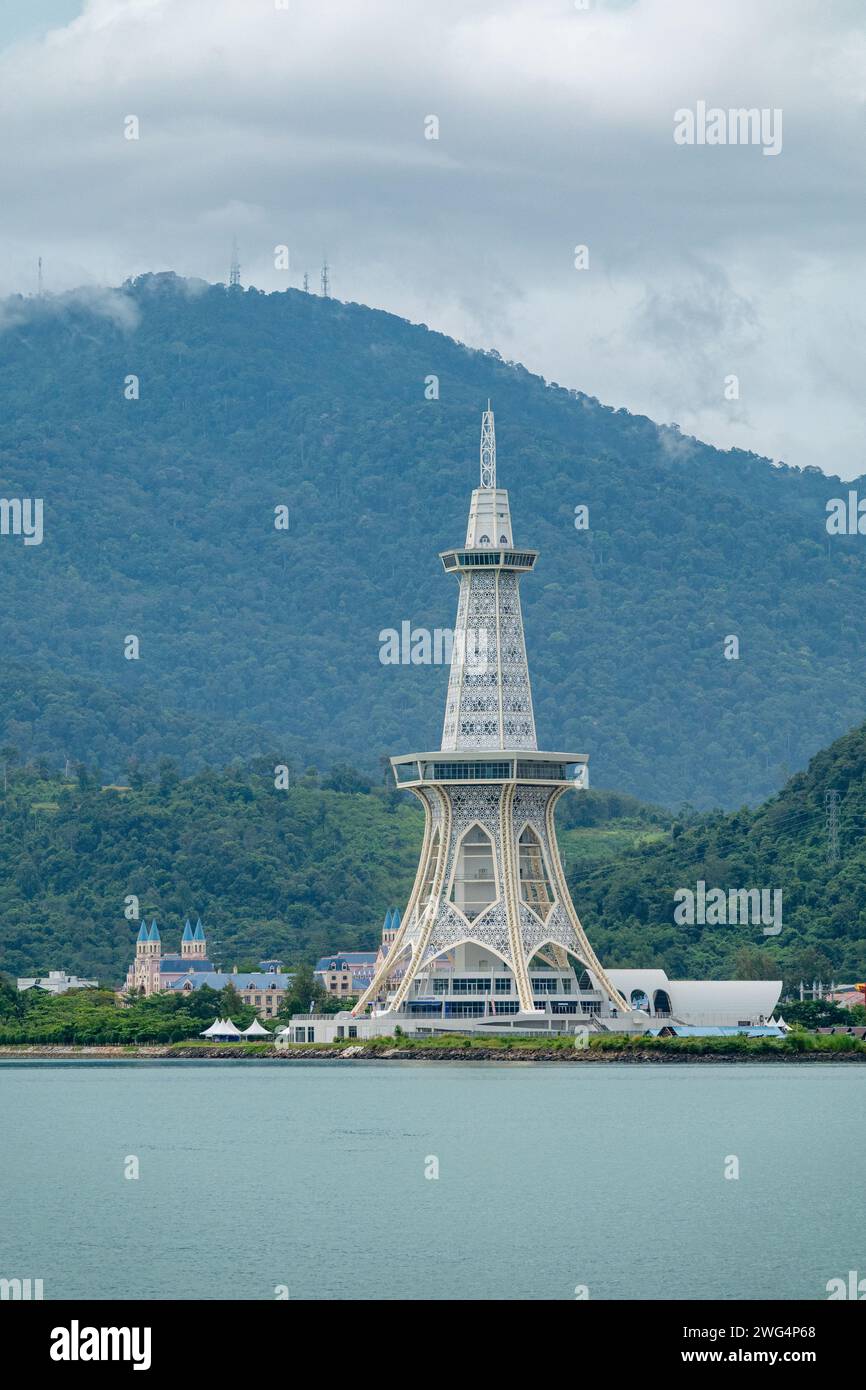LANGKAWI, MALAYSIA - NOVEMBER 01, 2023: Maha Tower an architectural ...
