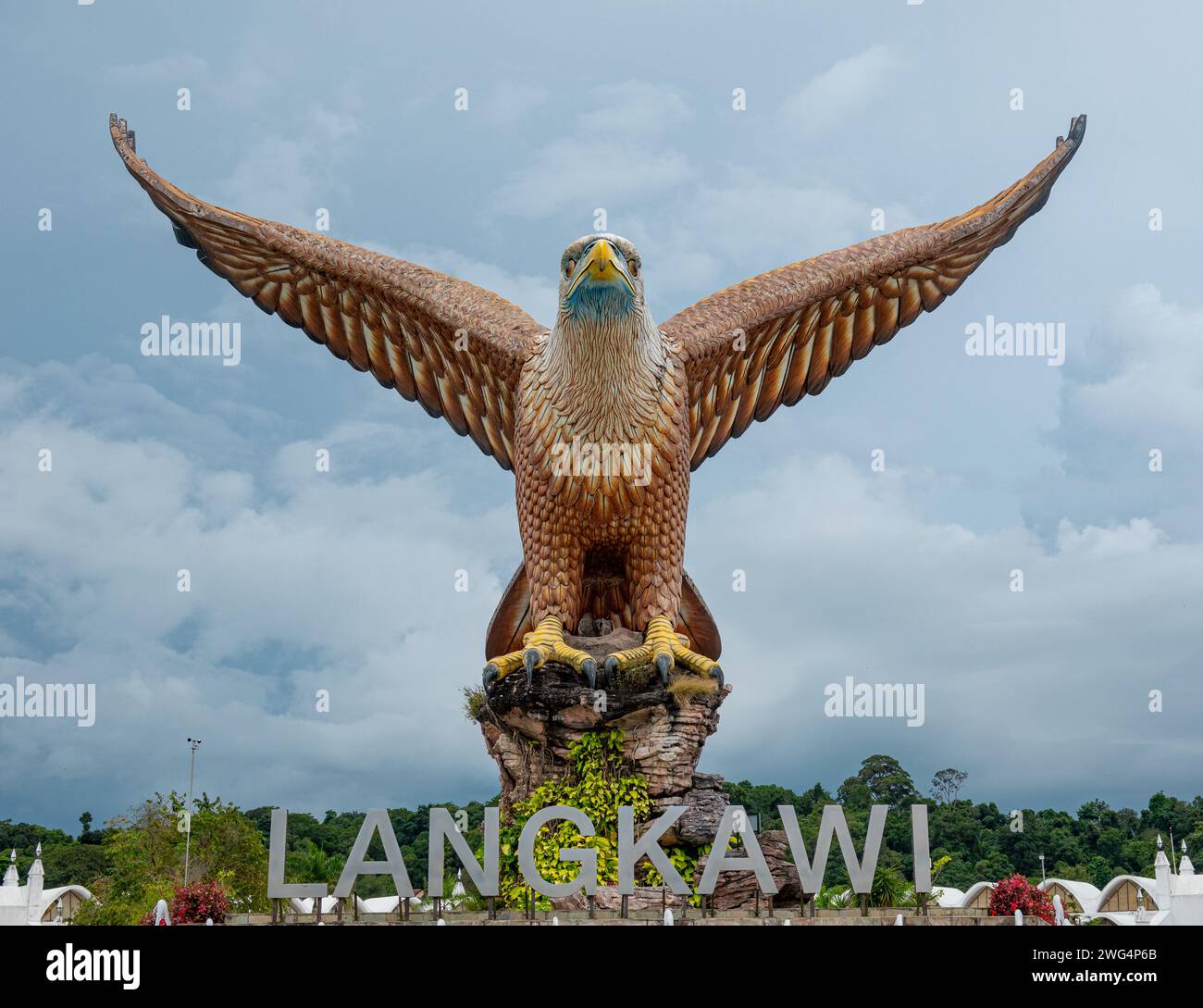 Eagle Square in Langkawi, Malaysia near the Kuah port Stock Photo - Alamy