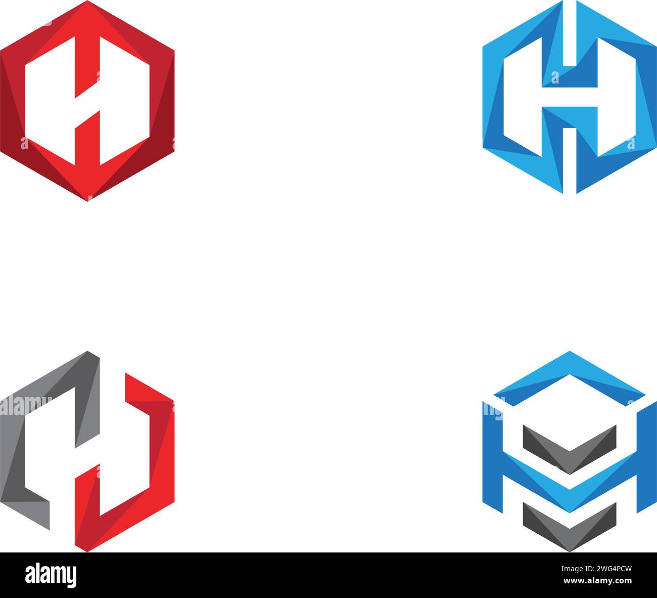 H logos vector vectors hi-res stock photography and images - Alamy