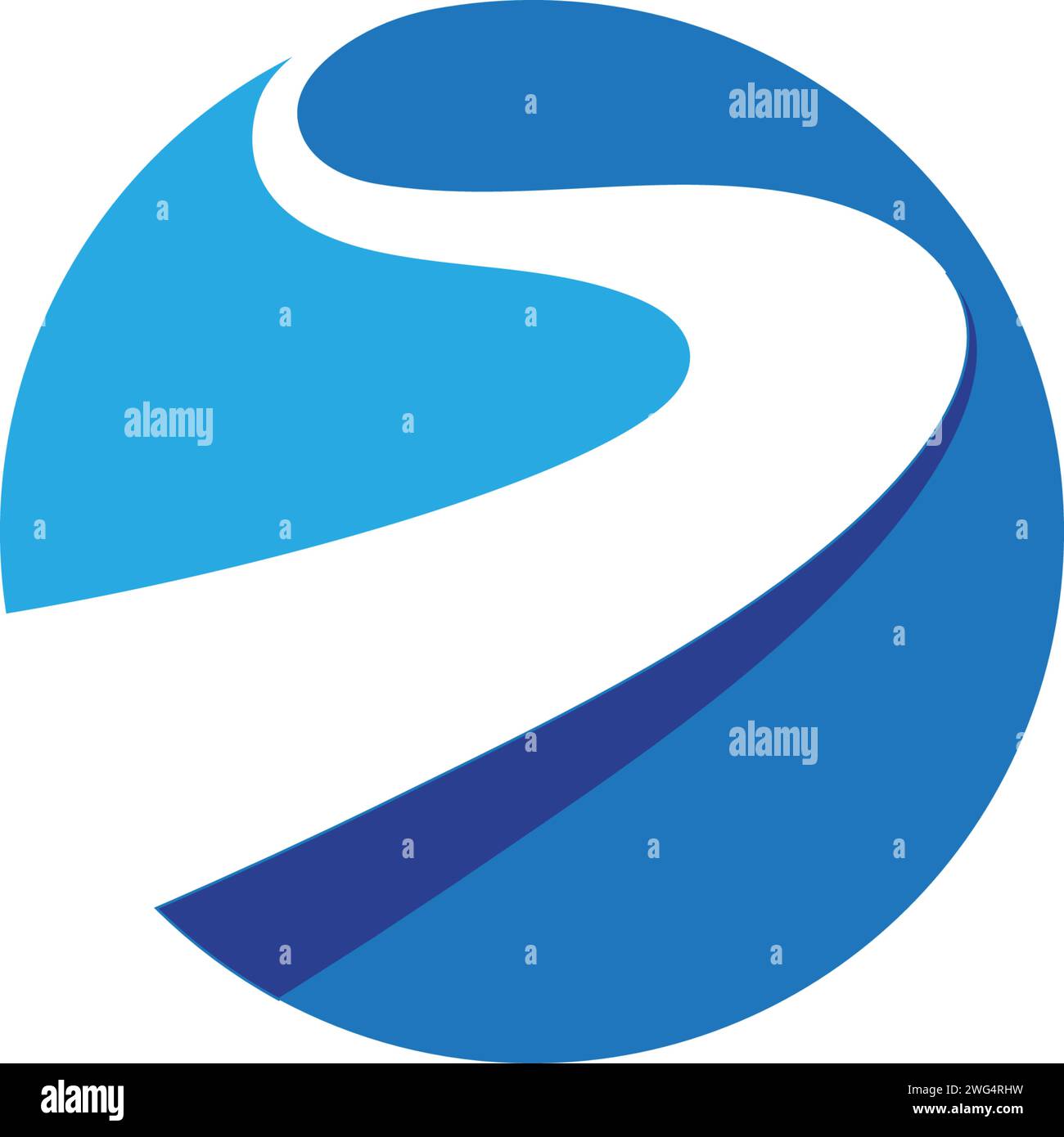 River Logo Template vector icon illustration design Stock Vector Image ...