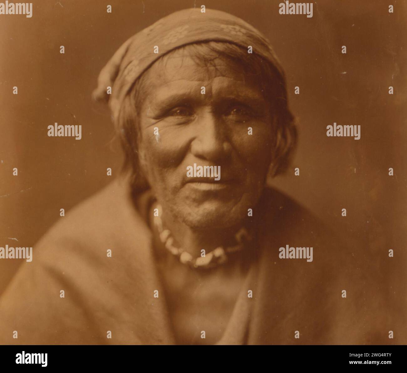 A Mohave type, c1903. Head-and-shoulders portrait of a Mohave Indian ...