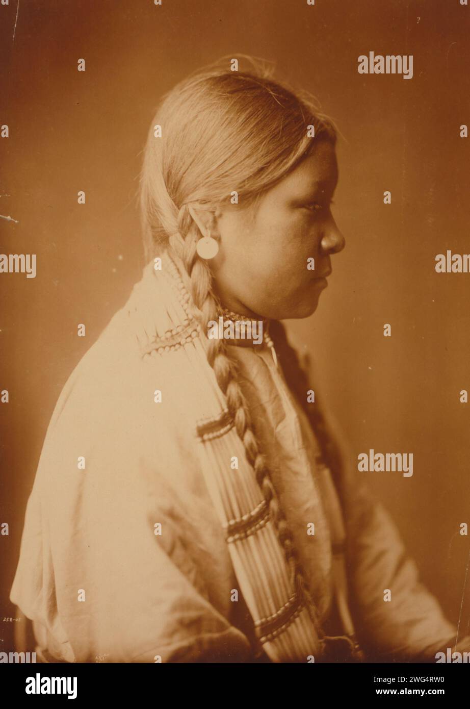 The Cheyenne Belle, c1904. Half lenghth portrait of a Cheyenne woman ...