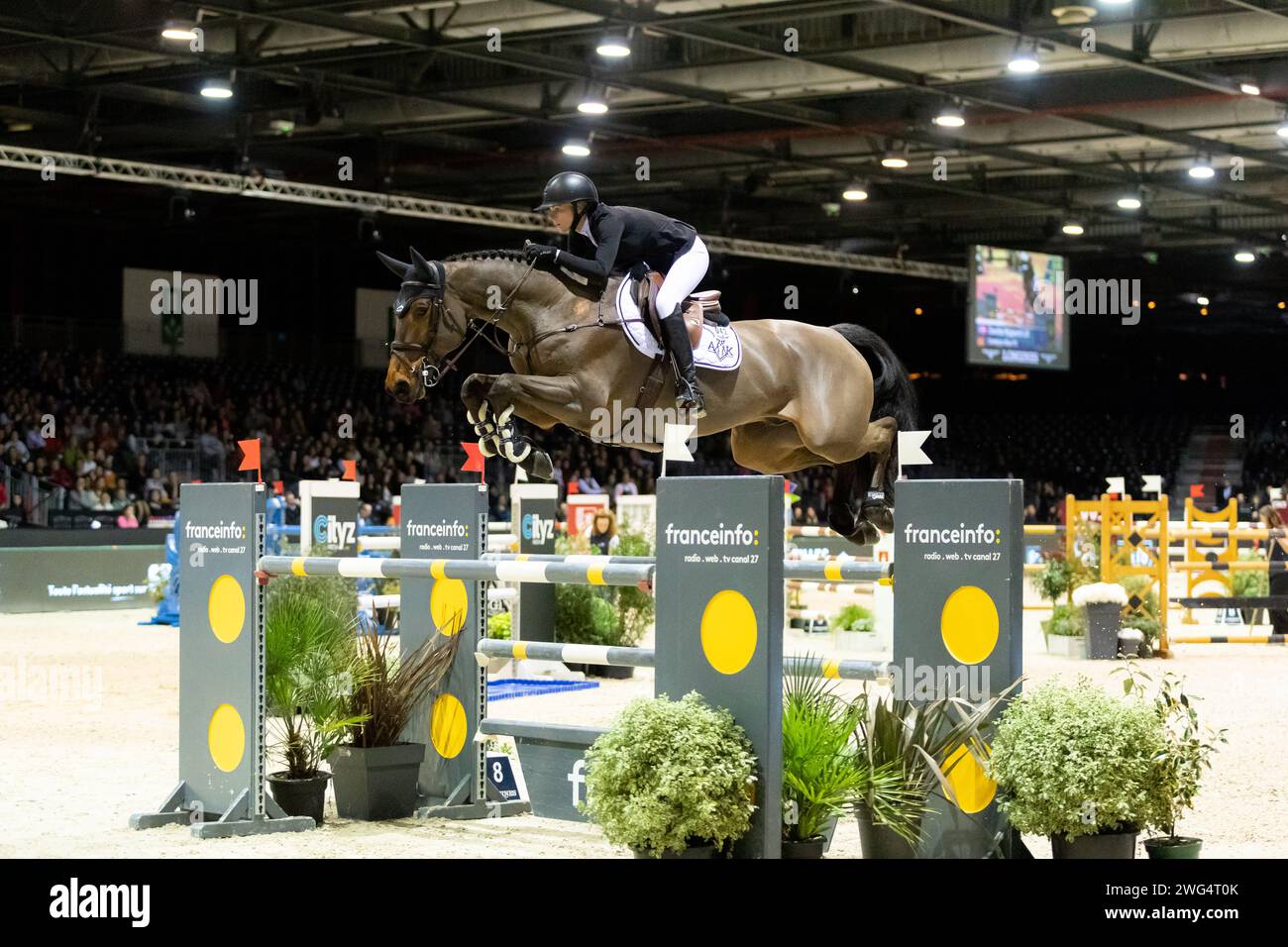 Bordeaux, France - February 2, 2024. Zascha Nygaard Lill of Denmark ...