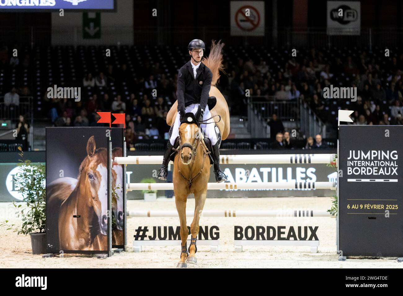 Bordeaux, France - February 2, 2024. Kevin Jochems from the Netherlands ...