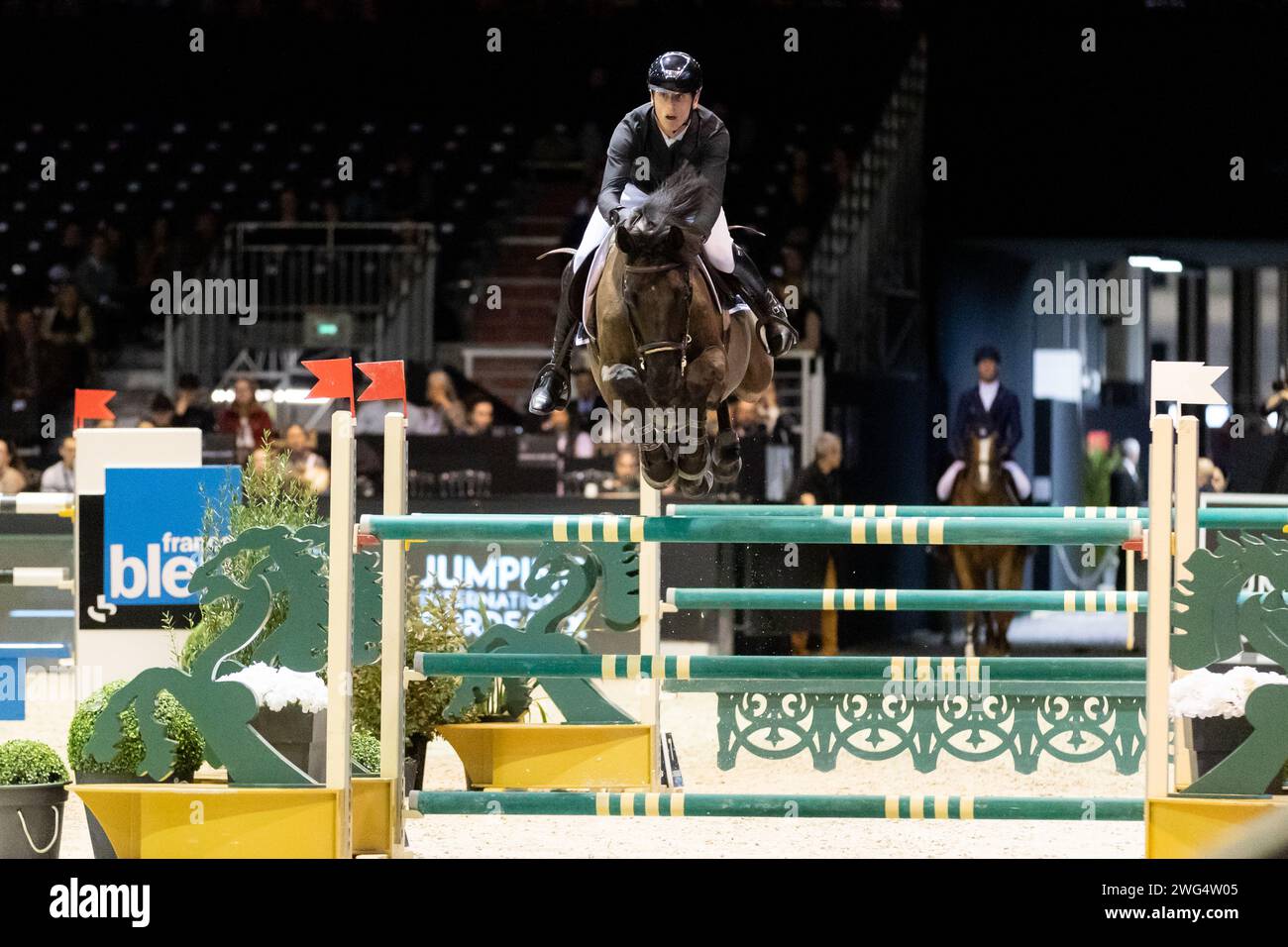 Bordeaux, France - February 2, 2024. Robin Muir from Israel competes in ...