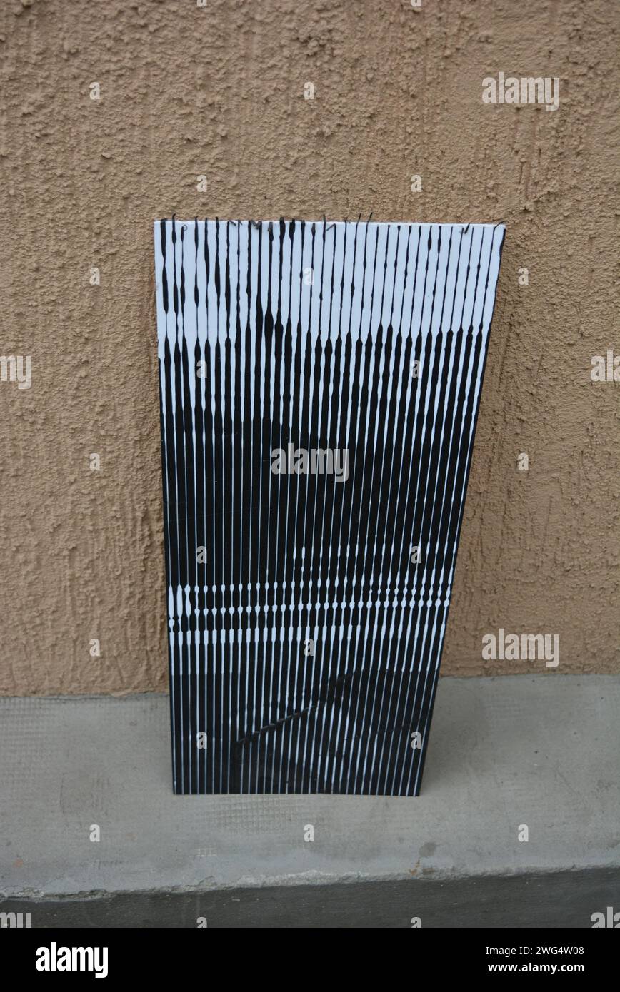 White PVC sheet for works, construction, unusual size and with ...