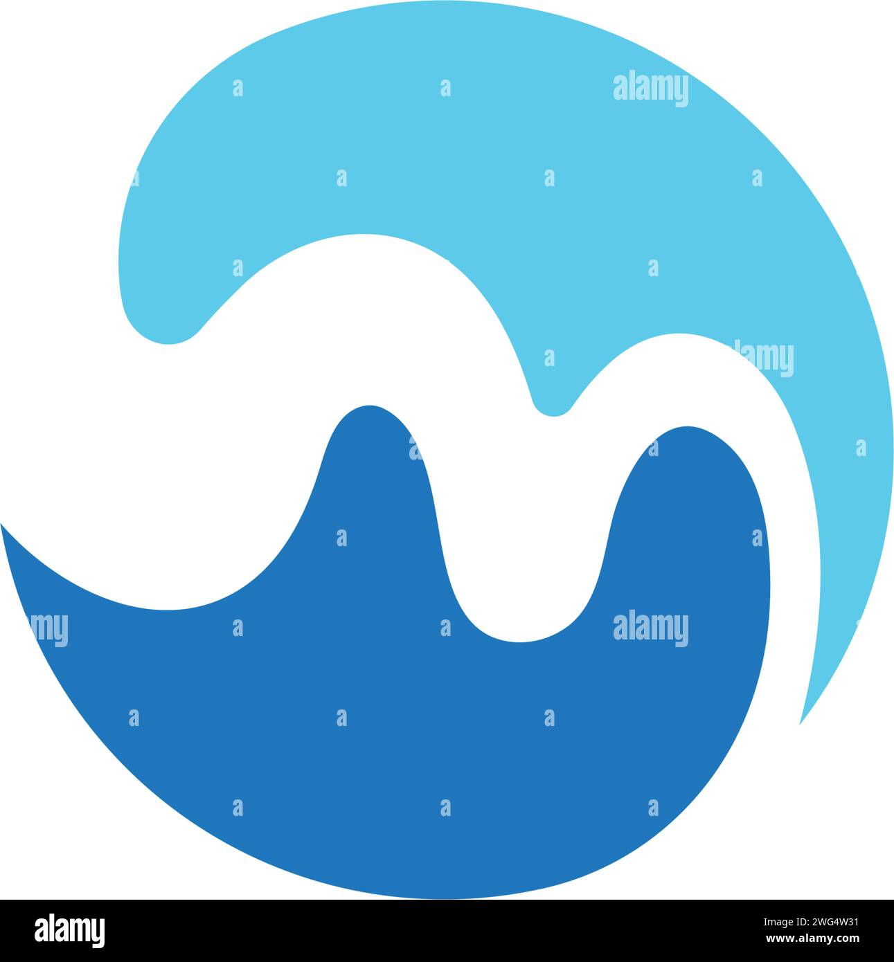 Wind wave logo vector creative hi-res stock photography and images - Alamy