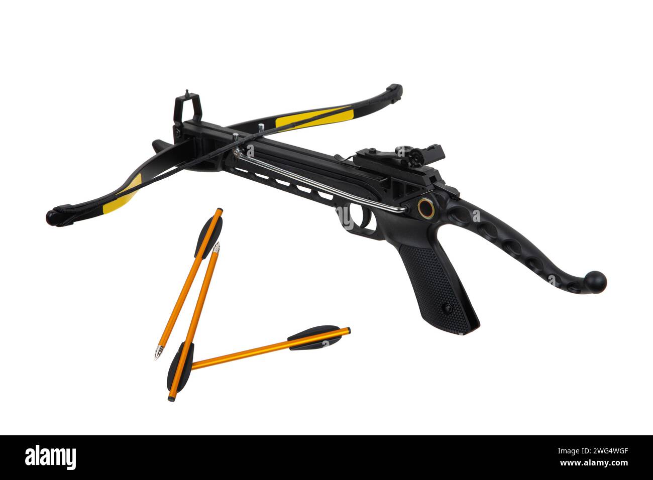 Modern crossbow isolate on a white background. Quiet weapon for hunting ...