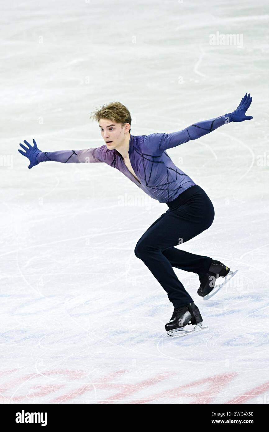 Shanghai, China. 03rd Feb, 2024. Conrad ORZEL (CAN), during Men Free ...
